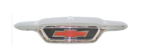 1955 Chevy Truck Key Chain, Hood Emblem Chrome w/ Black & Red Details ...
