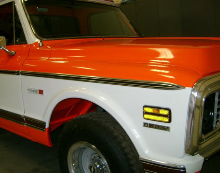1969-72 Chevy/GMC Truck Upper Front Fender Molding, ea. (fits LH or RH ...