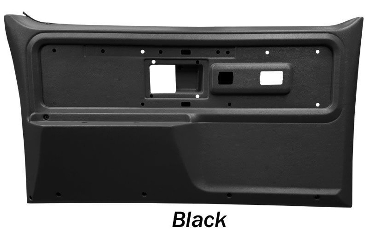 1977 1980 Chevy GMC Truck Silverado Style Door Panels pr. BLK Southwest Classics