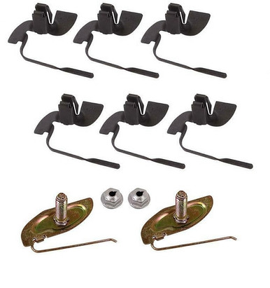 1967-72 Chevy/GMC Truck Upper Tailgate Molding Clip Kit.