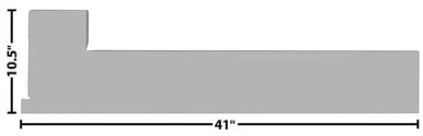 1966-67 Bronco Inner Rocker Panel RH, ea.