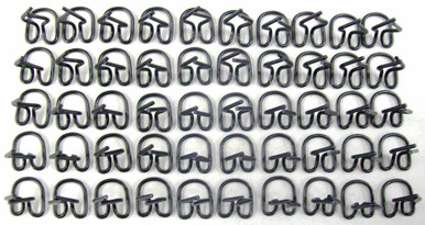1955-59 Chevy/GMC Truck Deluxe Cab & Door Molding Clip Set (50 pcs ...