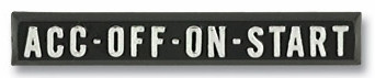 1967-72 Chevy/GMC Truck Ignition Indicator Emblem (Plastic) - Southwest ...