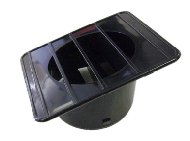 1967-72 Chevy/GMC Truck Dash Top Defrost Vent, LH (Black) - Southwest ...