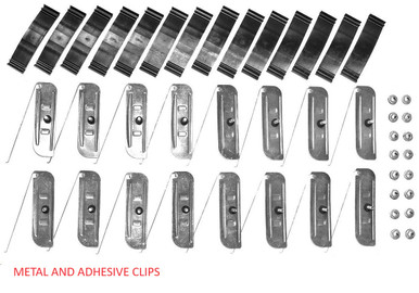 1969-72 Chevy/GMC Pickup/Blazer Lower Molding Clip Set