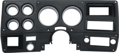 1975-77 Chevy/GMC Truck Dash Bezel w/ AC, Black w/ Chrome Trim ...