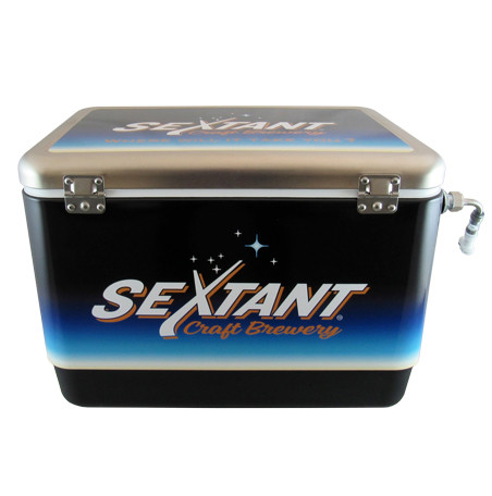 Branded Jockey Box Picnic SS Cooler, 54QT, 2 Faucets, 2x70' Coils ...