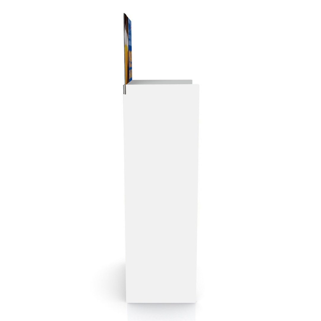 Cardboard Display One-Shelf, With Top Only Branding, Custom Branded ...