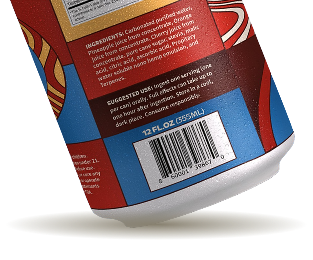 Nine Dot Cannabis Elixir: Ginger Limeade 30mg THC 30mg CBD