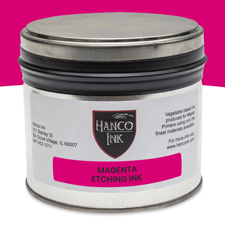 Hanco Etching Ink: Archival Process Magenta (1lb Can) - Conrad Press