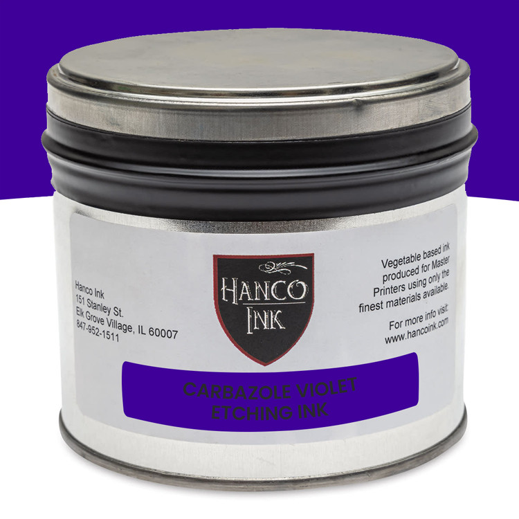 Hanco Etching Ink: Archival Carbazole Violet (1lb Can) - Conrad Press