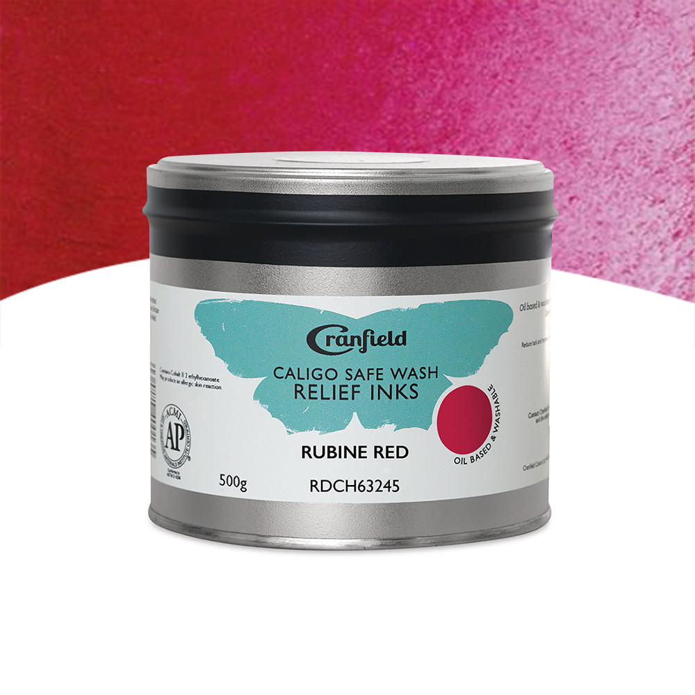 Cranfield Caligo Safe Wash Relief Ink: Rubine Red - Conrad Press