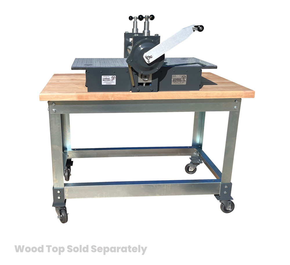 Conrad E-9 Press Stand (w/ caster wheels) - Conrad Press