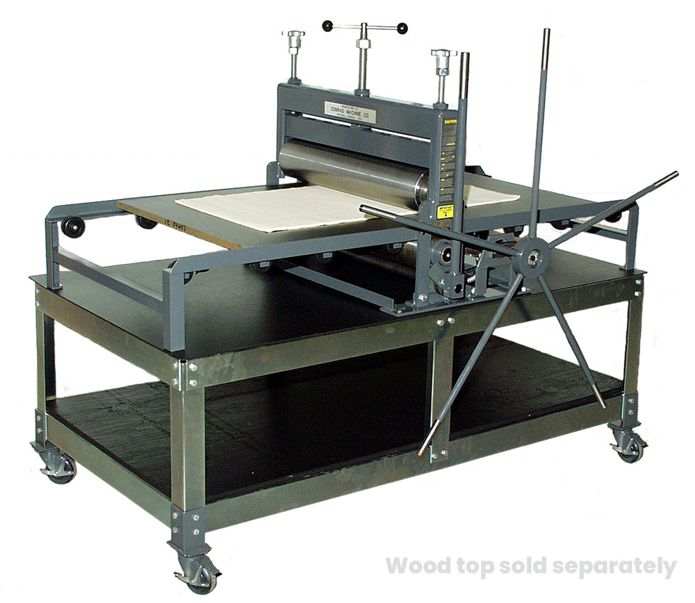 Conrad TML-36 Press Stand (w/ caster wheels) - Conrad Press