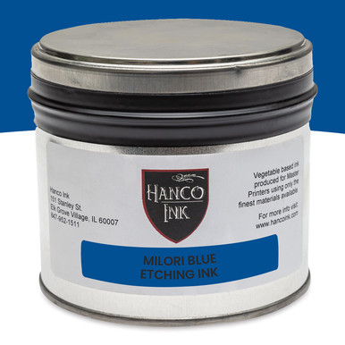 Hanco Etching Ink: Archival Milori Blue (1lb Can) - Conrad Press