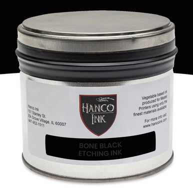 Hanco Etching Ink: Archival Bone Black (1lb Can) - Conrad Press