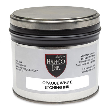 Hanco Etching Ink: Opaque White (1lb Can) - Conrad Press