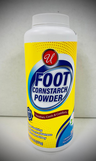 Foot Cornstarch powder (talco)