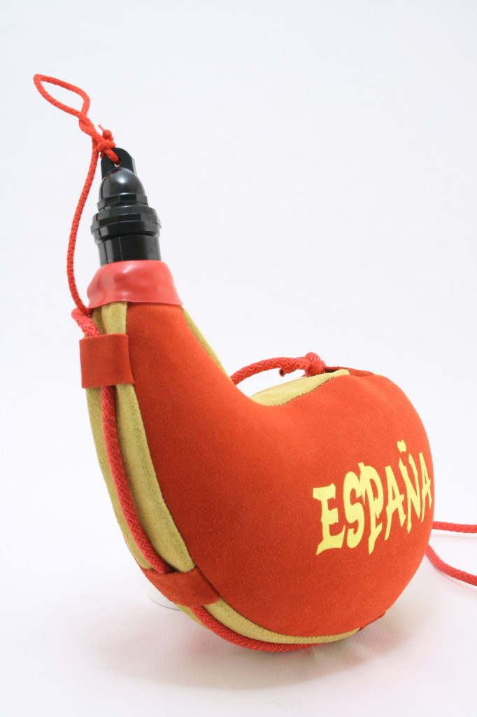 Spanish bota de vino 1L wineskin leather bag wine skin made in Spain