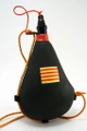 Spanish Bota bag Leather Wineskin Catalonia Flag Wine Skin