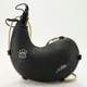 Spanish Bota Bag Leather 1L Wineskin Wine Skin -Dark Brown, Curved