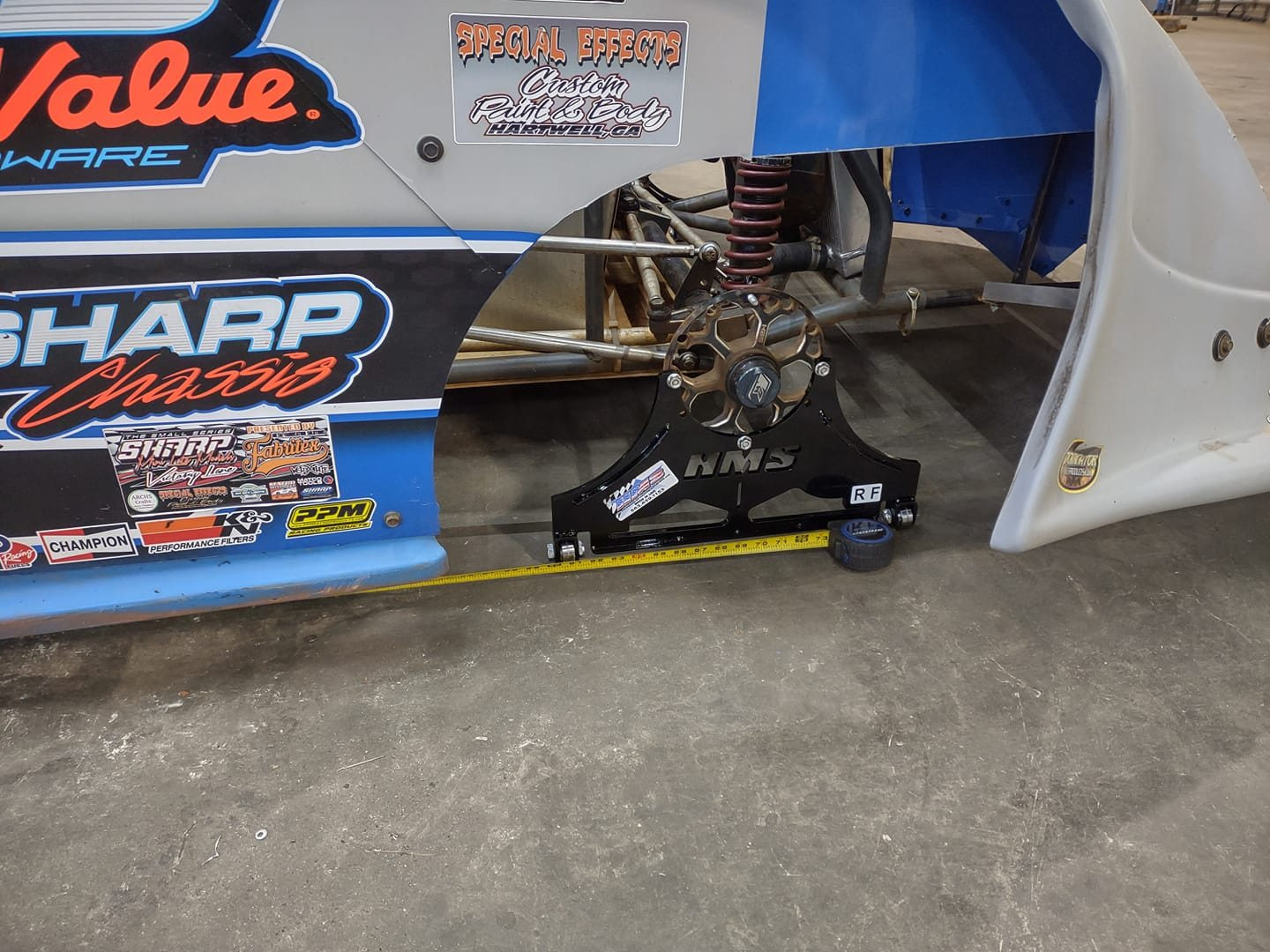 Sharp Mini Late Model Set Up Plates 1 3/4 axle - Hammond Motorsports