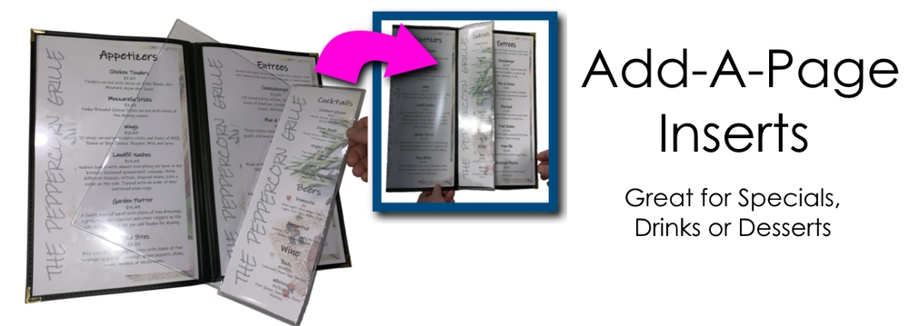 Add-A-Menu-Page Inserts - DPG - Great Menu Covers
