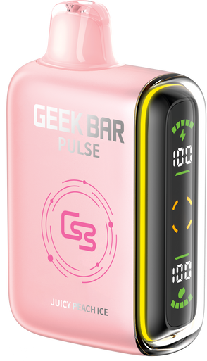 Geek Bar Pulse Disposable - Juicy Peach Ice (16mL/20mg) ON - vapelord