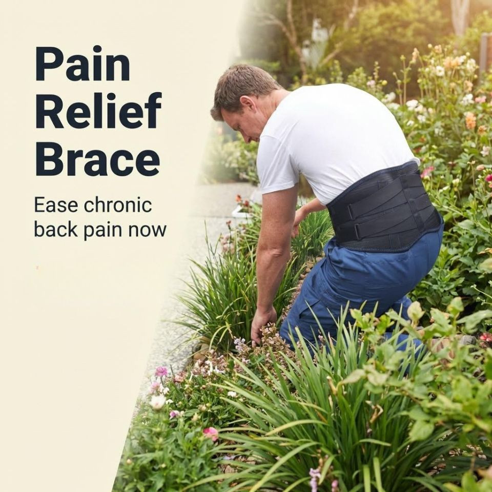 ELITE PRO Back Support Brace: Maximum Support