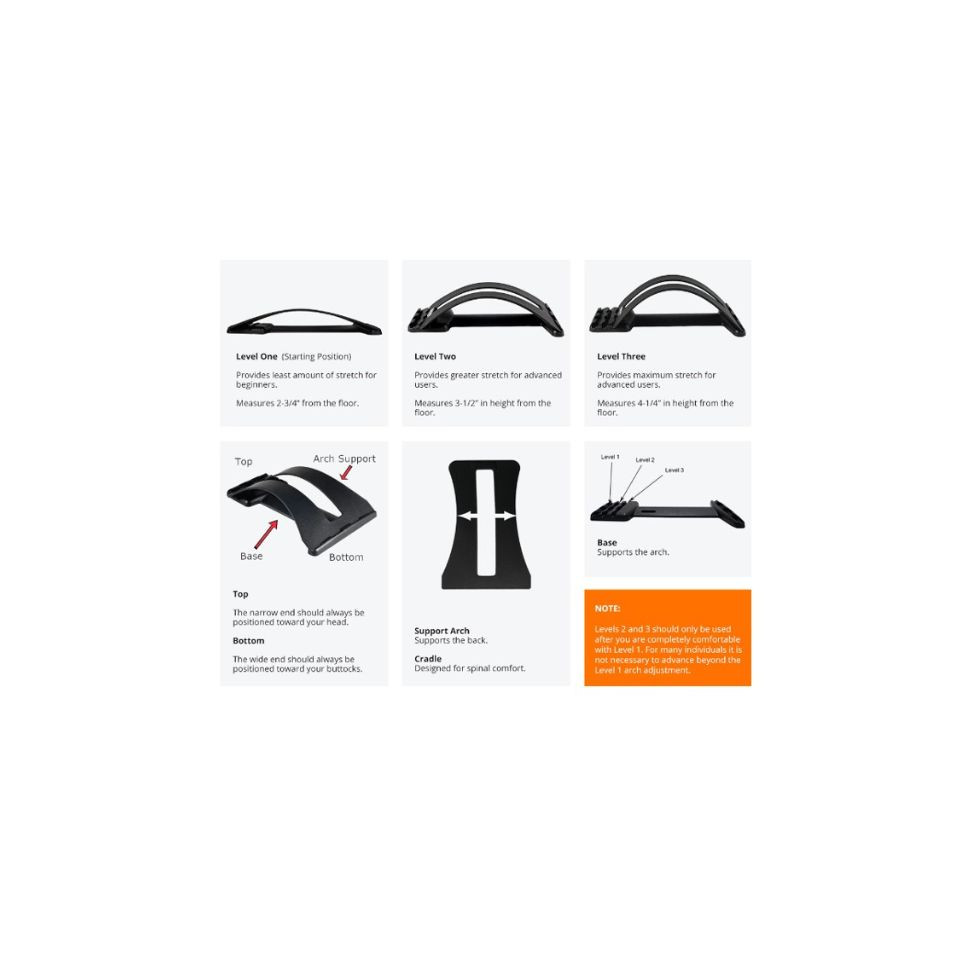 Back Stretcher – Back Traction Device.