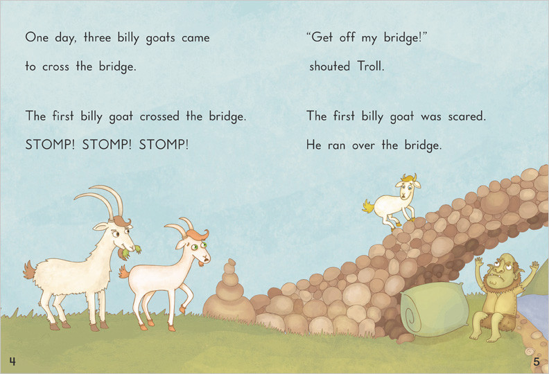 The Grumpy Troll and the Three Billy Goats - Level G/10 - RR Books