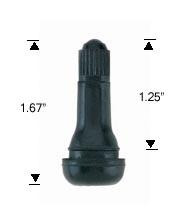 RUBBER TR413 VALVE BLACK - R Ortiz Auto Distributors Inc.