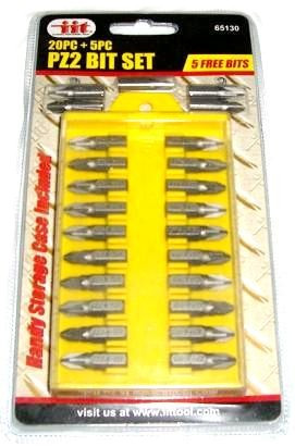 20PCS +5PC PZ2 BIT SET - R Ortiz Auto Distributors Inc.