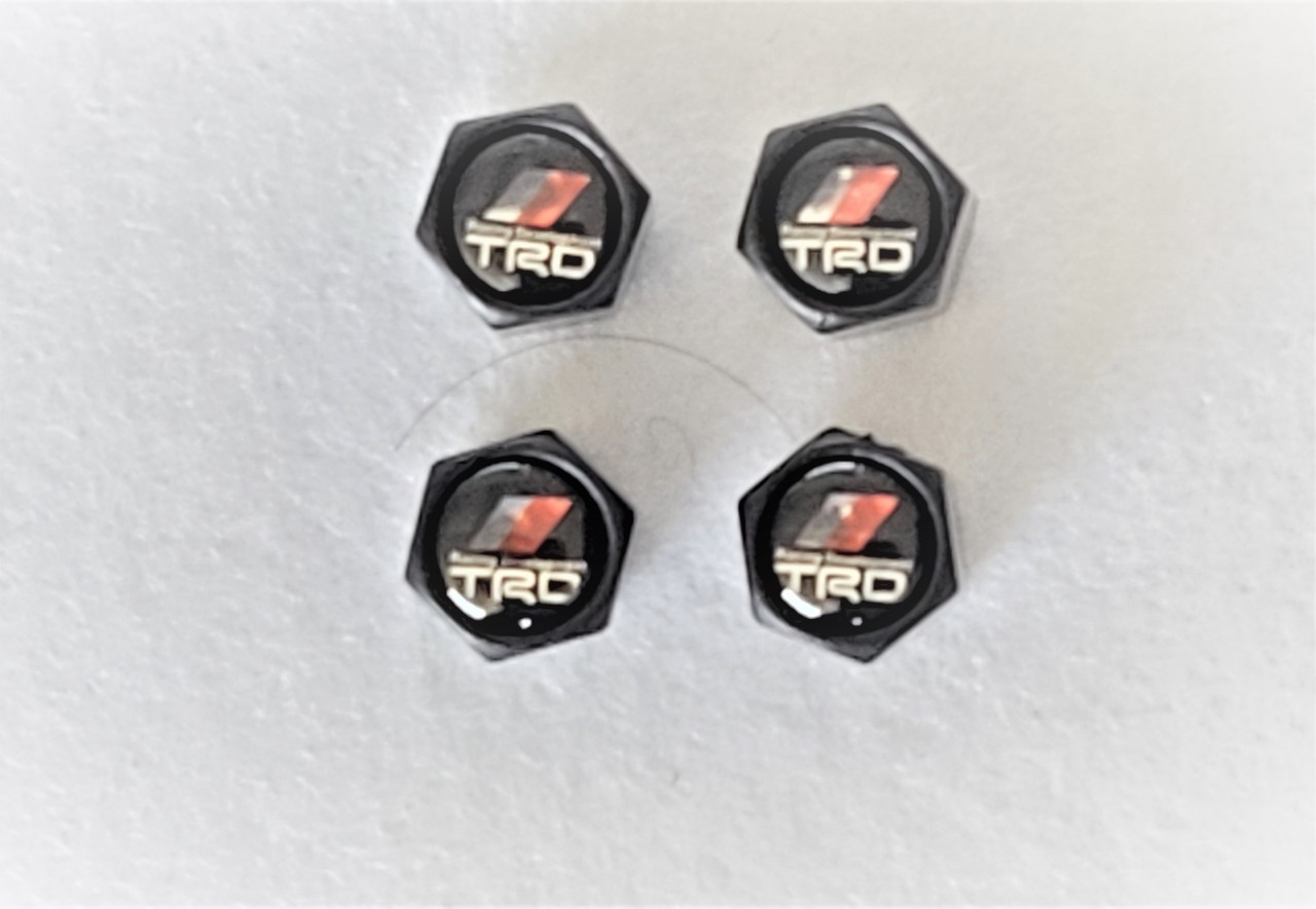 VALVE CAP BLACK TRD