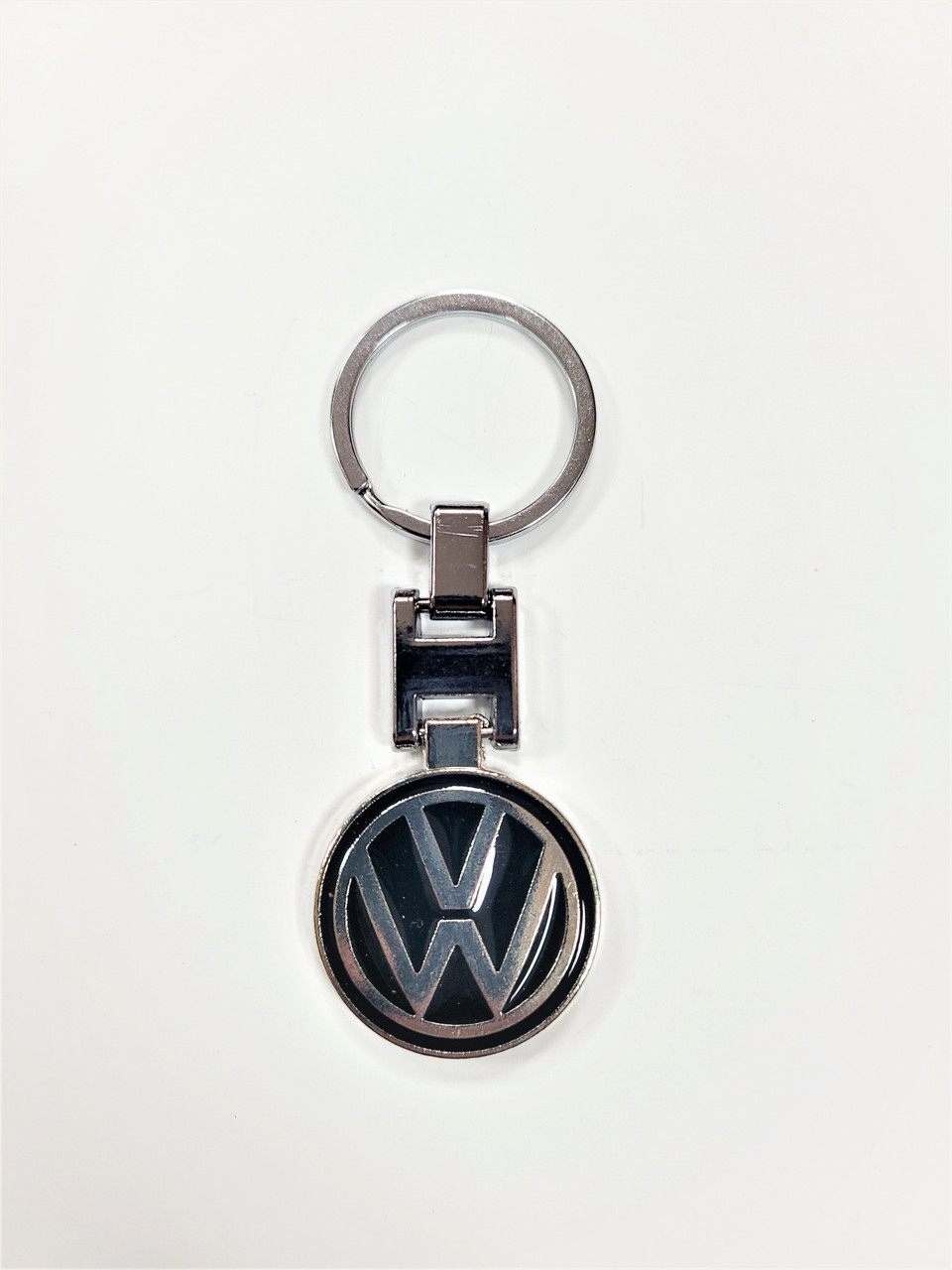 KEY CHAIN VW BLACK/CHROME