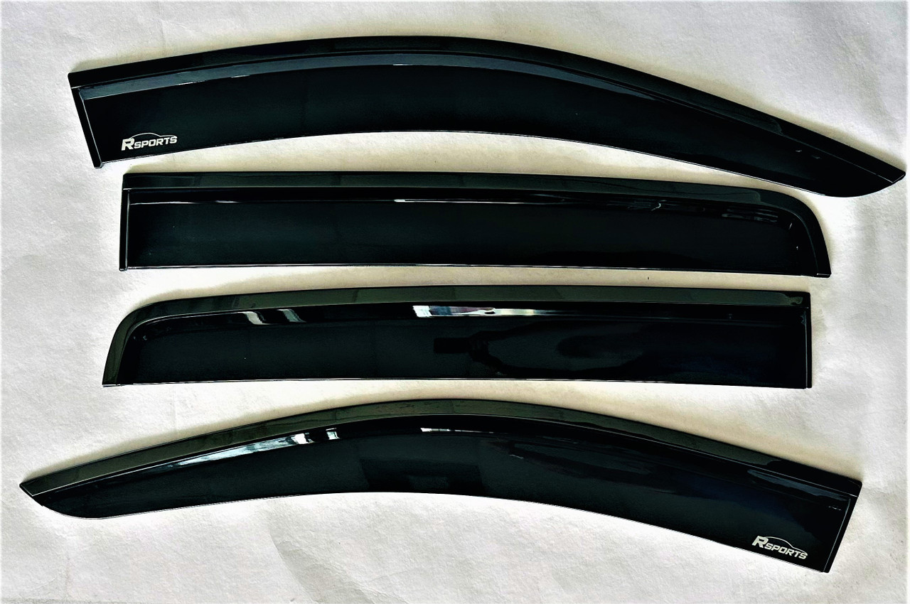 SUN VISOR FORD RANGER CREW CAB 2019-2024 4PC SMOKE