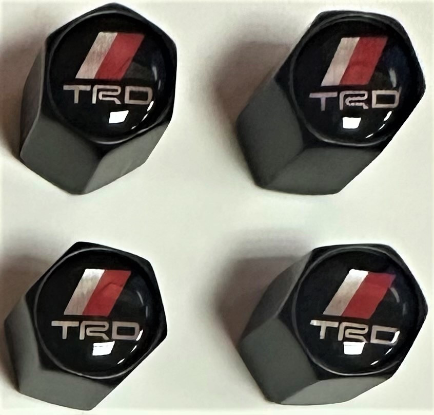 VALVE CAP BLACK TRD WITH BLISTER PACK