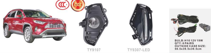 FOG LAMP RAV4 2019-2023 WITH WIRE AND SWITH.