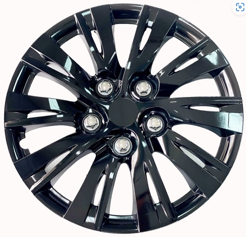 WHEEL COVER 15' GLOSS BLACK 4PC