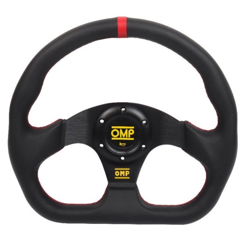 STEERING WHEEL PVC BLACK/BLACK 12.85''