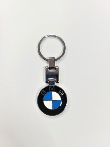 KEY CHAIN BMW BLUE/CHROME