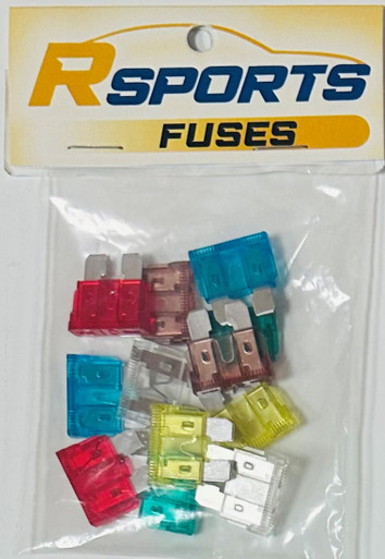 FUSE PACK REGULAR 12PC ASSORTED AMP