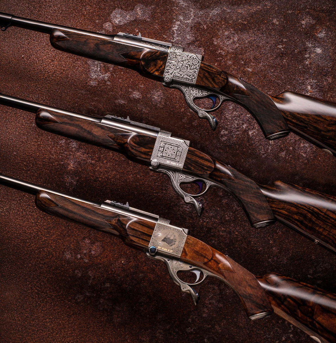 Rigby Falling Block Rifle - .450 3" 1/4