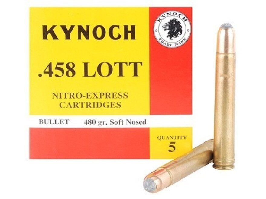 Kynoch .458 Lott 480gr SN Ammo