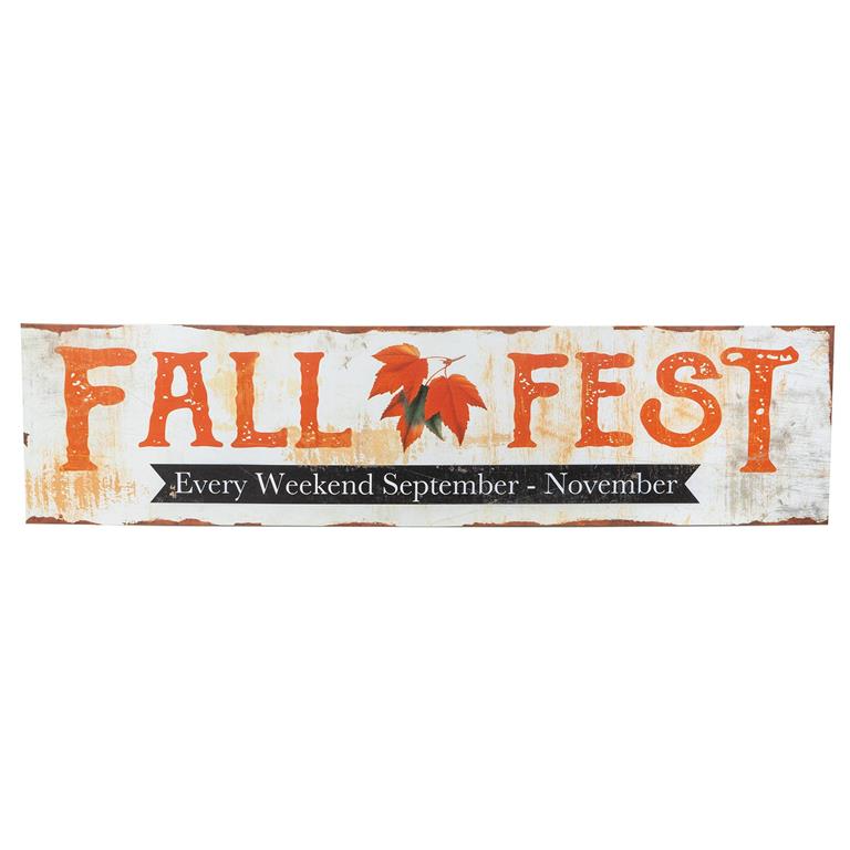 Metal Fall Fest Sign - JanMichaels Art and Home