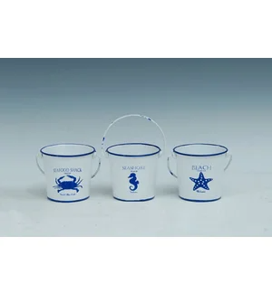 3/A MTL BUCKET NAUTICAL7 - JanMichaels Art and Home