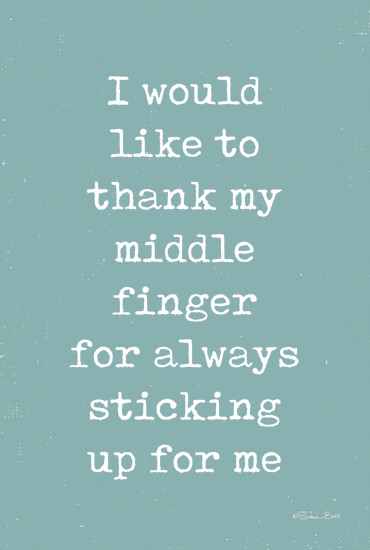 SB1308A Middle Finger Block - JanMichaels Art and Home
