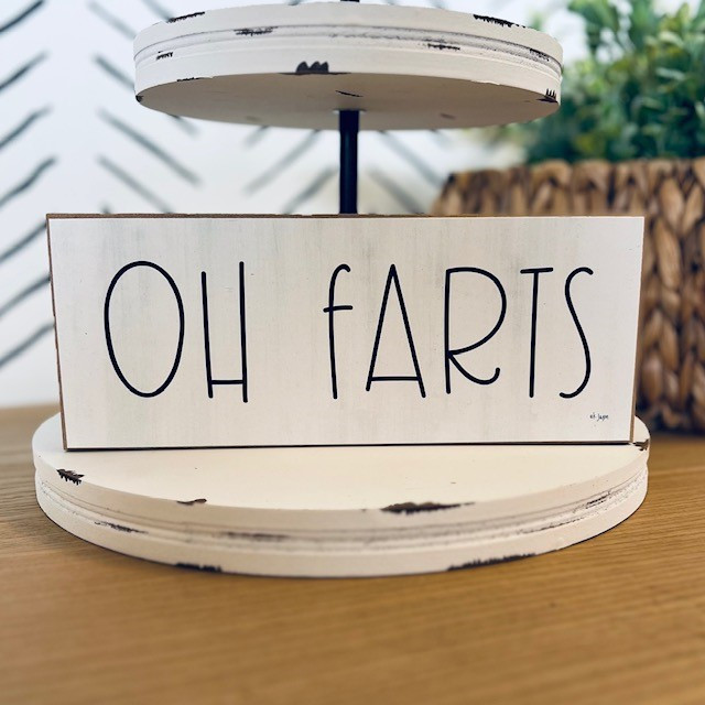 JAXN610A Oh Farts Block - JanMichaels Art and Home