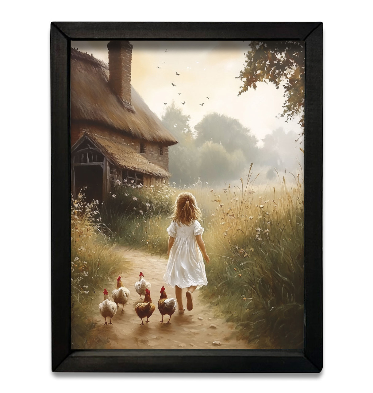 HMK253 Simple Countryside Box Frame - JanMichaels Art and Home