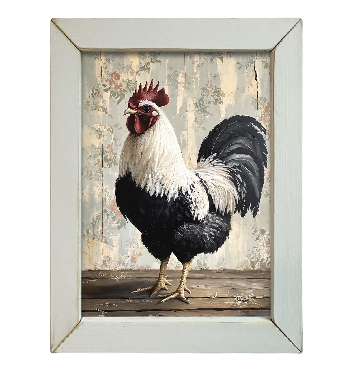 HMK522L Vintage Rooster - JanMichaels Art and Home